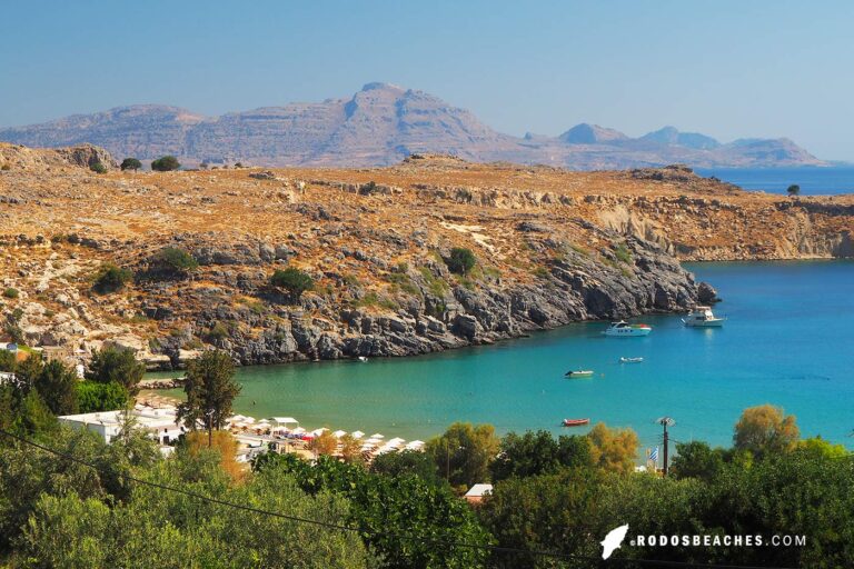 Lindos beach | Guide to the best beach of Lindos, Rhodes